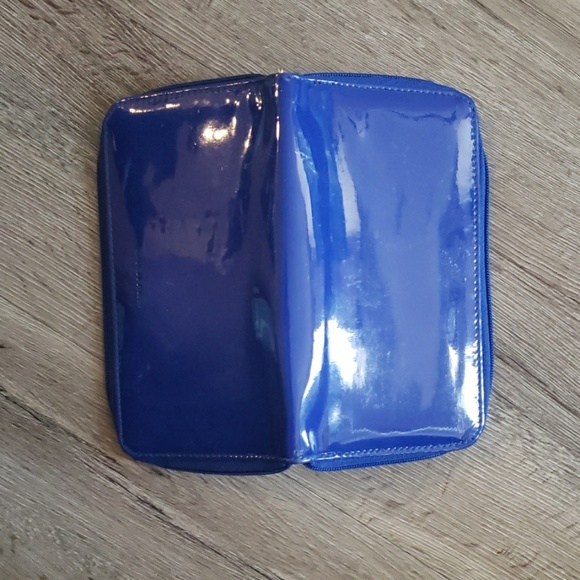 Studio | Bags | Studio Royal Blue Checkbook Wallet | Poshmark